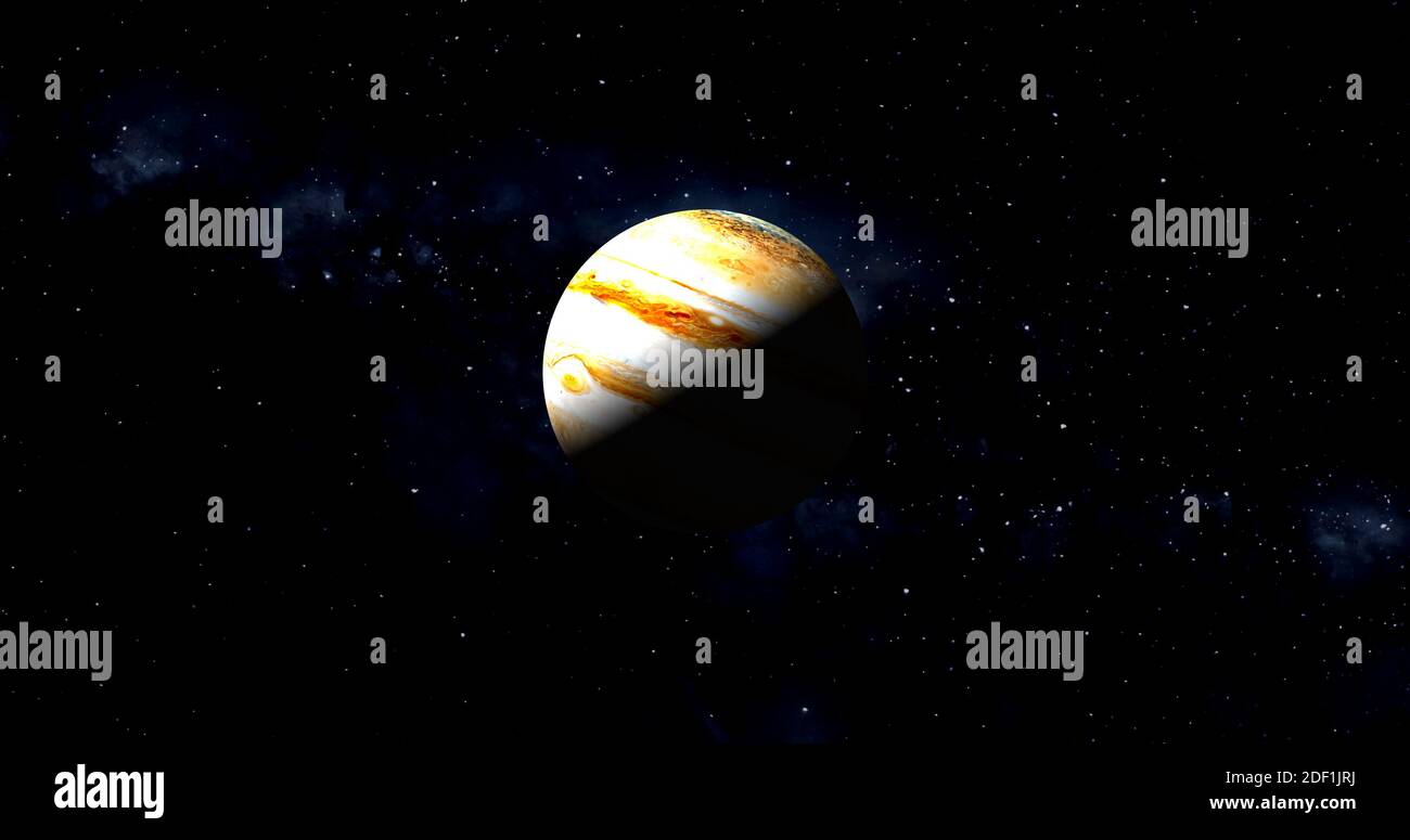 planet Jupiter. photo realistic 3d planet Stock Photo - Alamy