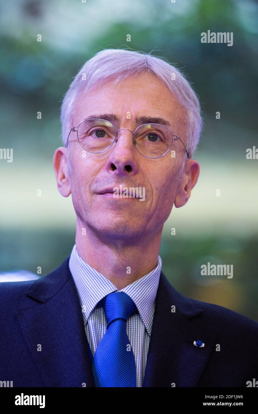Paris police prefect didier lallement attends hi-res stock photography ...