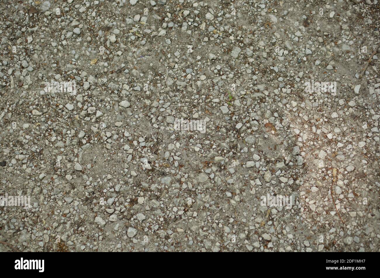 A top view of a gravel on the ground Stock Photo - Alamy