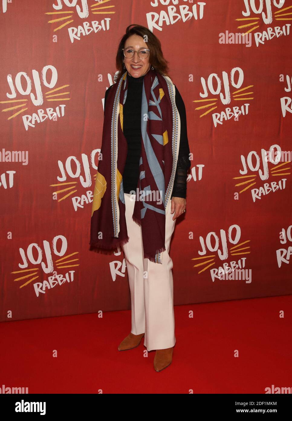 Jane Coombs attending the premiere of Jojo Rabbit held at UGC Les ...