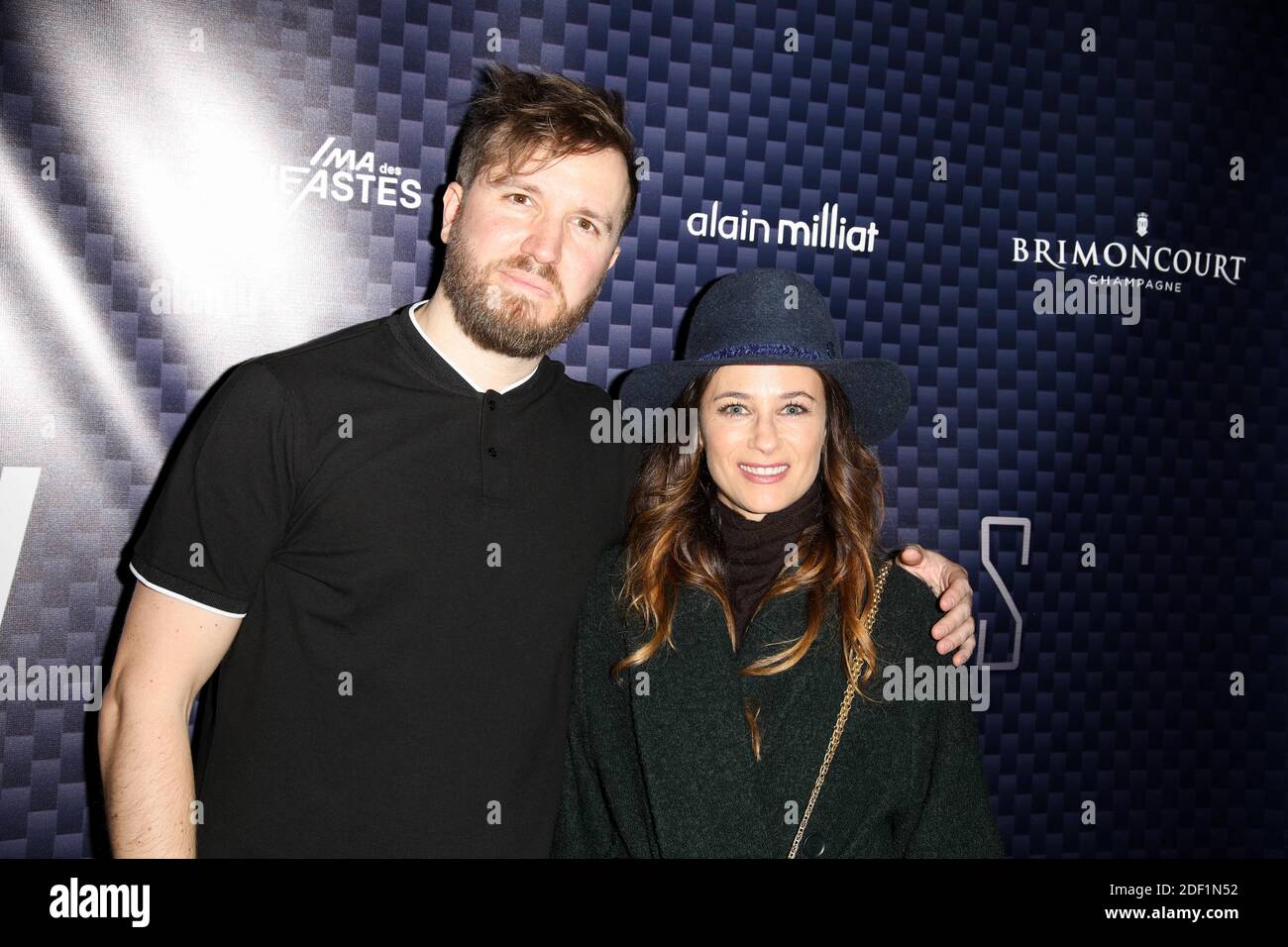 Nicolas Bary, Melanie Bernier attending the of VeRsus by Nicolas Bary ...