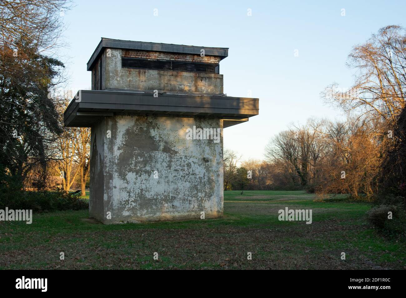 Battery Commander's Station, Fort Hunt Park, Alexandria, VA Stock Photo ...