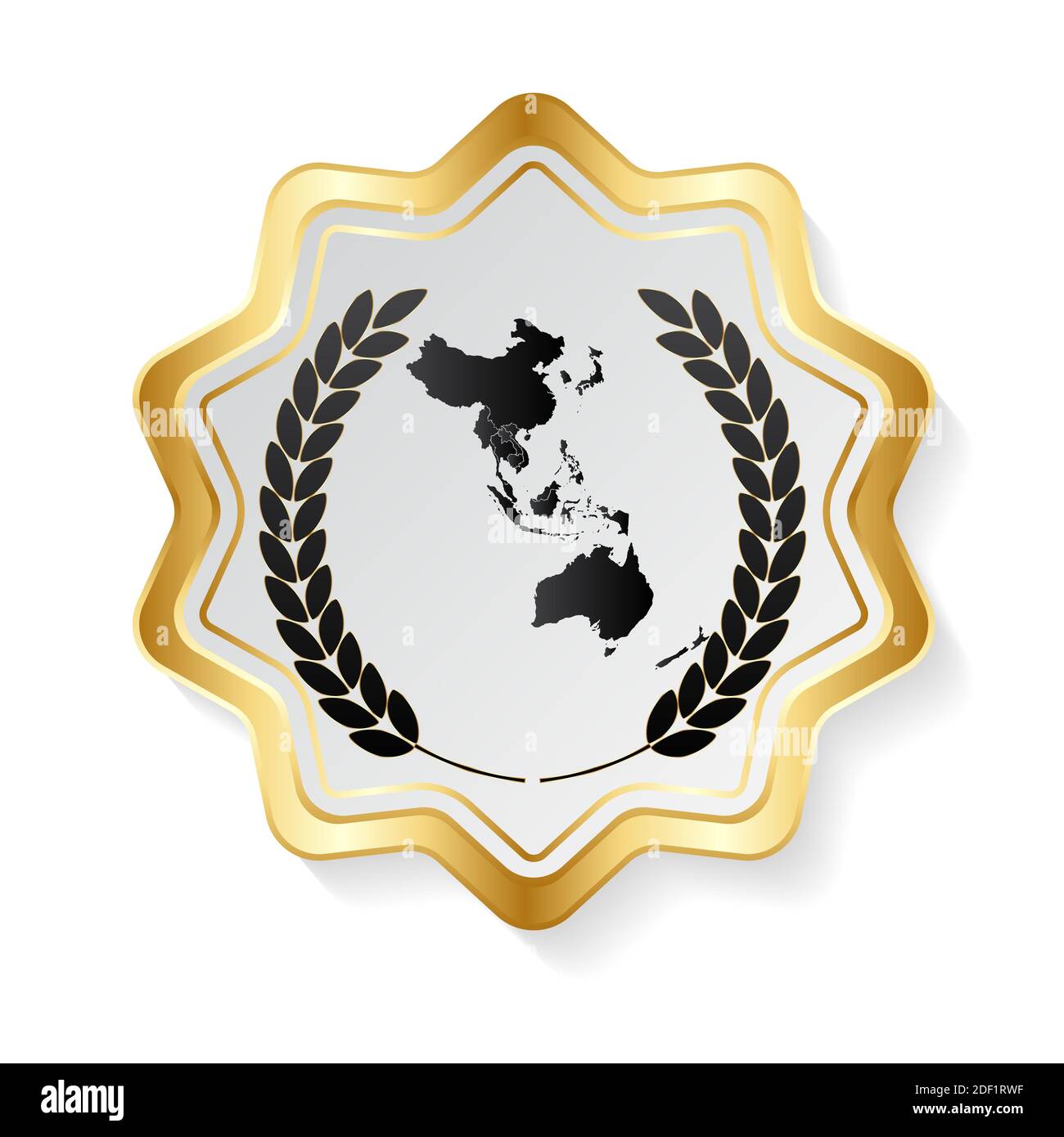 Modern Regional Comprehensive Economic Partnership RCEP map ...