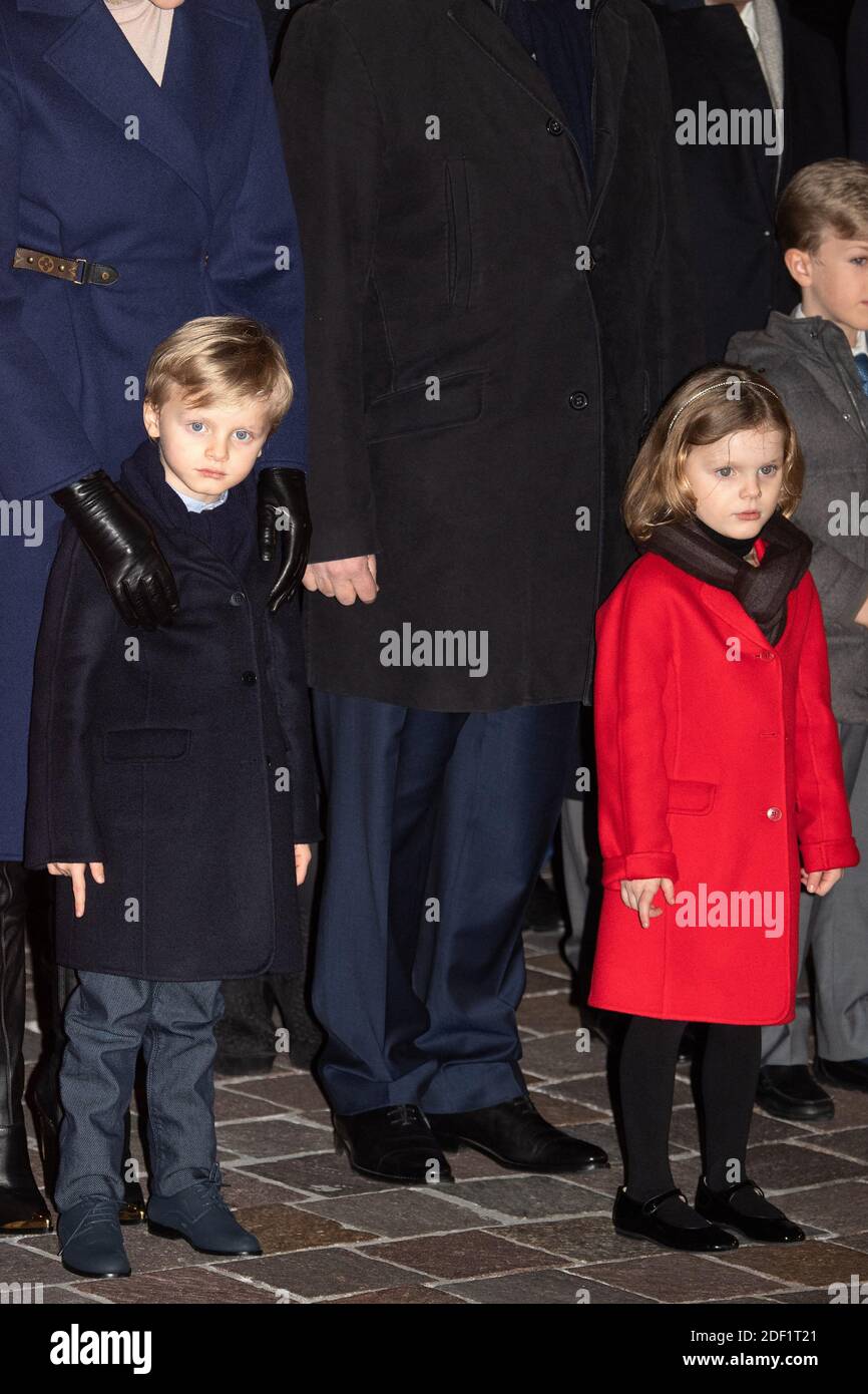 Prince Jacques of Monaco and Princess Gabriella of Monaco attend the ...