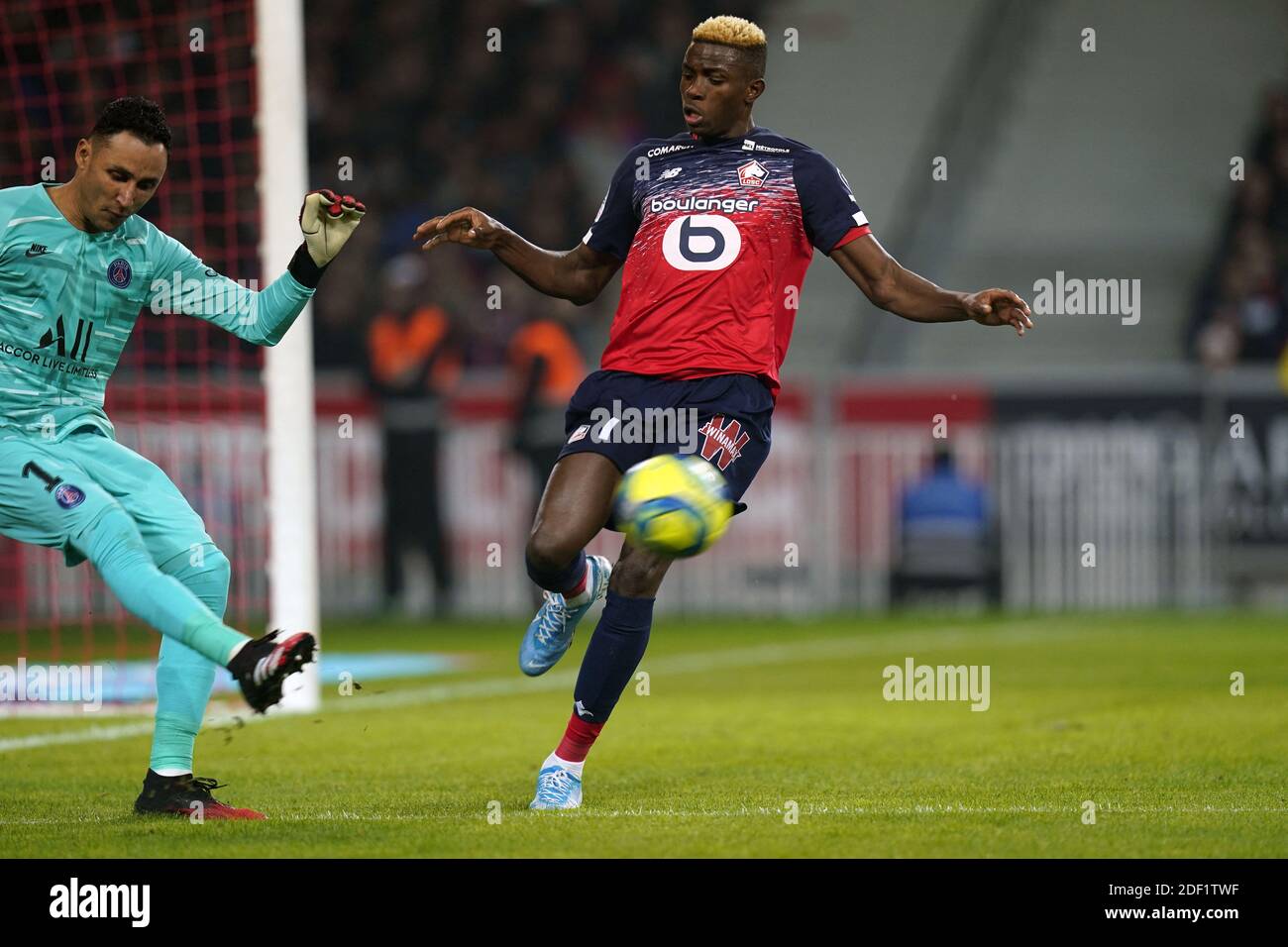 Lille's Victor Osimhen during the Ligue 1 match between Lille OSC and ...