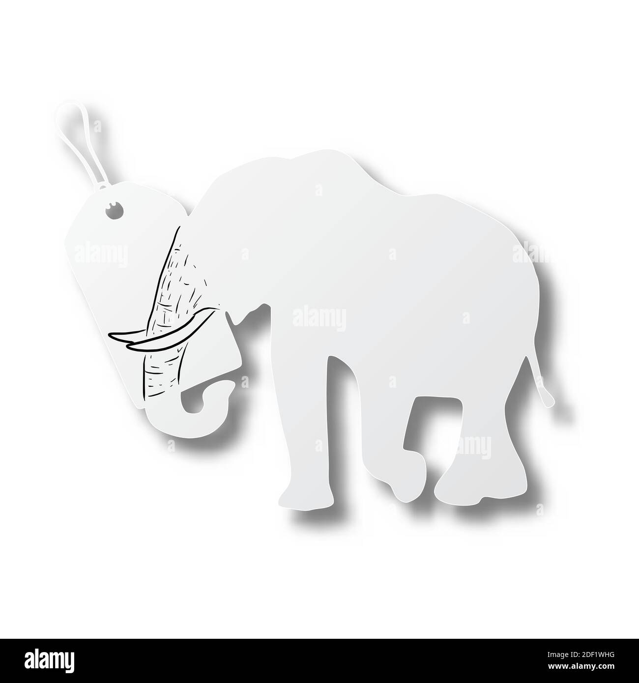 Elephant gaze Stock Vector Images - Alamy