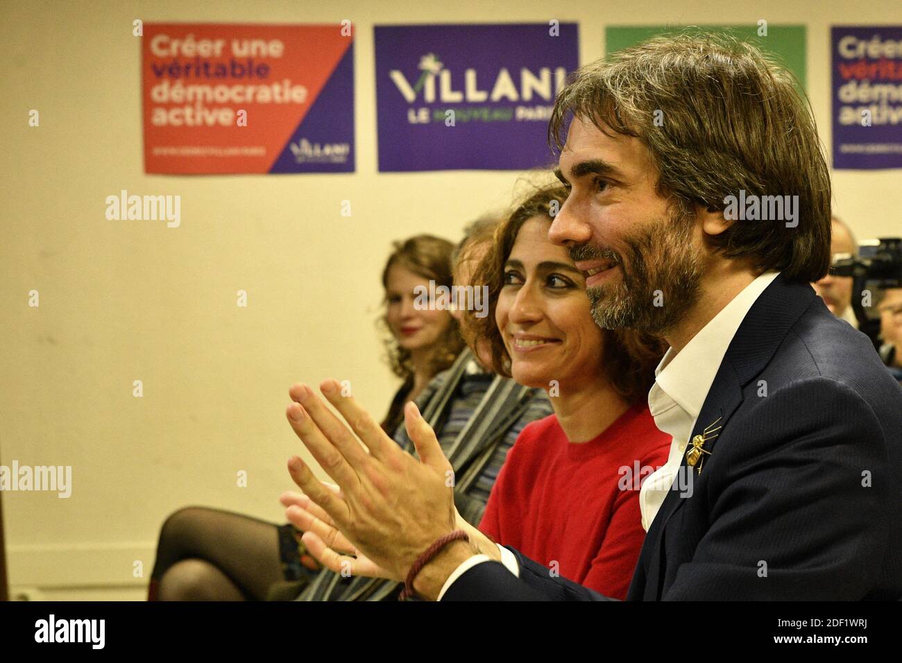 LREM MP and mayoral candidate Cedric Villani, running an independent ...