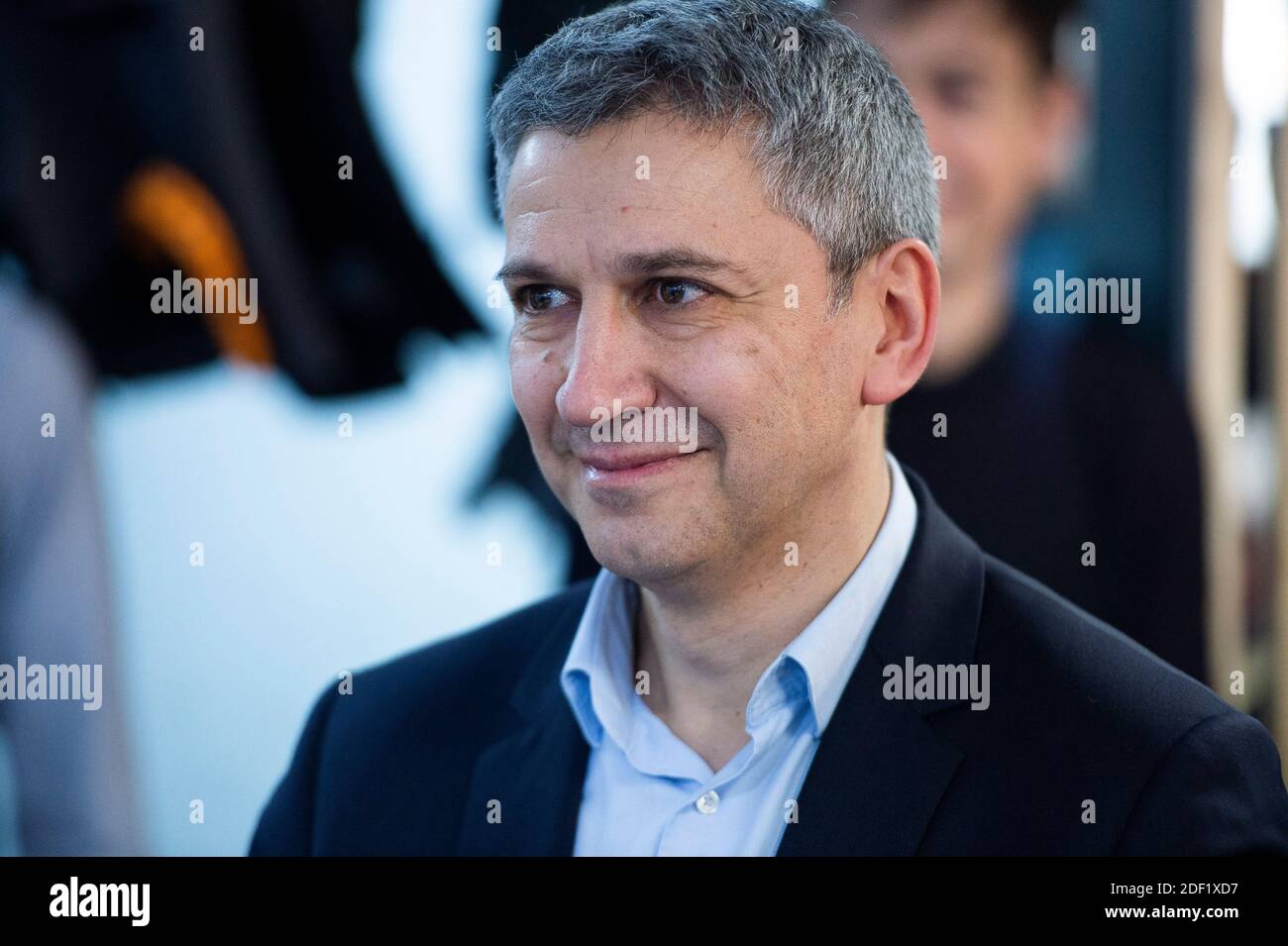 Christophe Najdovski during Paris Mayor Anne Hidalgo presents her ...