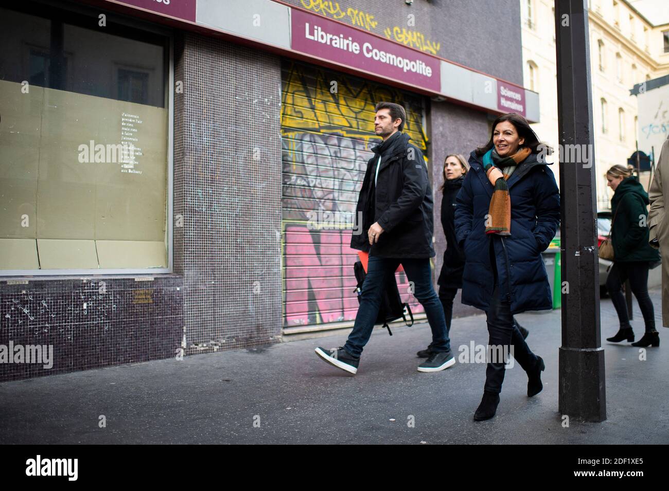 Paris Mayor Anne Hidalgo presents her cycling proposals for Paris, in ...