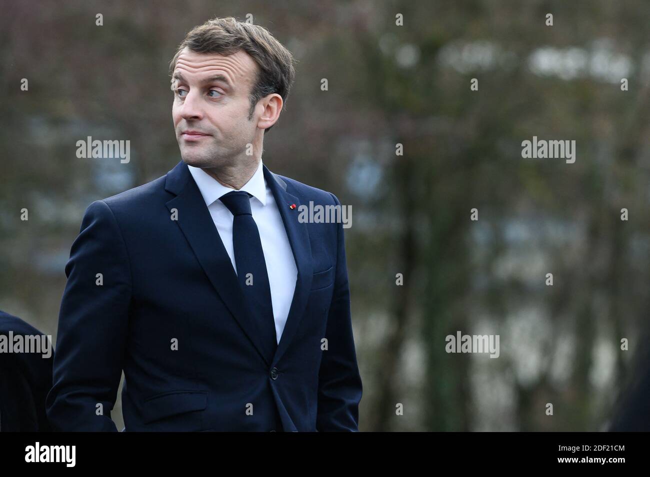 President Emmanuel Macron pays a visit to the 47th Angouleme ...