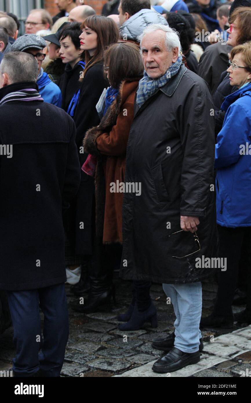 Patrice Laffont during the funeral ceremony of Michou at Saint Jean de ...
