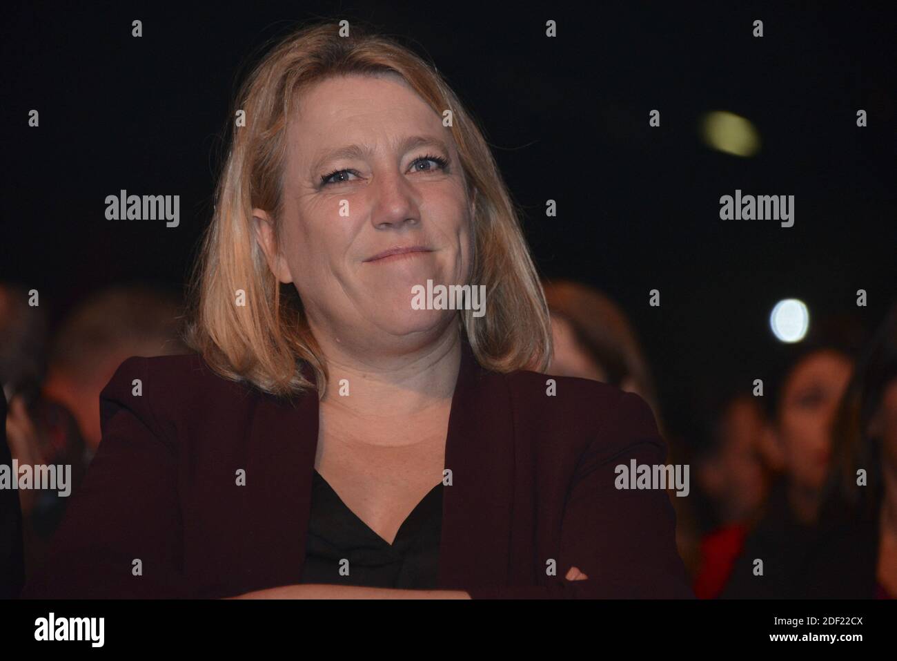 Mayoral candidate Danielle Simonnet attends a debate following a report ...