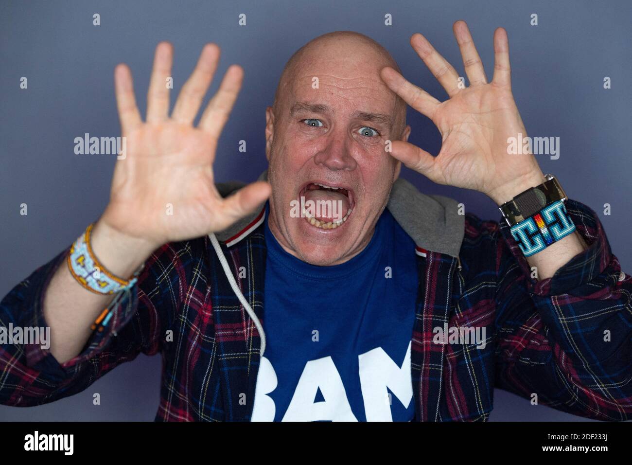 Jan Kounen attending a photo session during the 27th Gerardmer ...