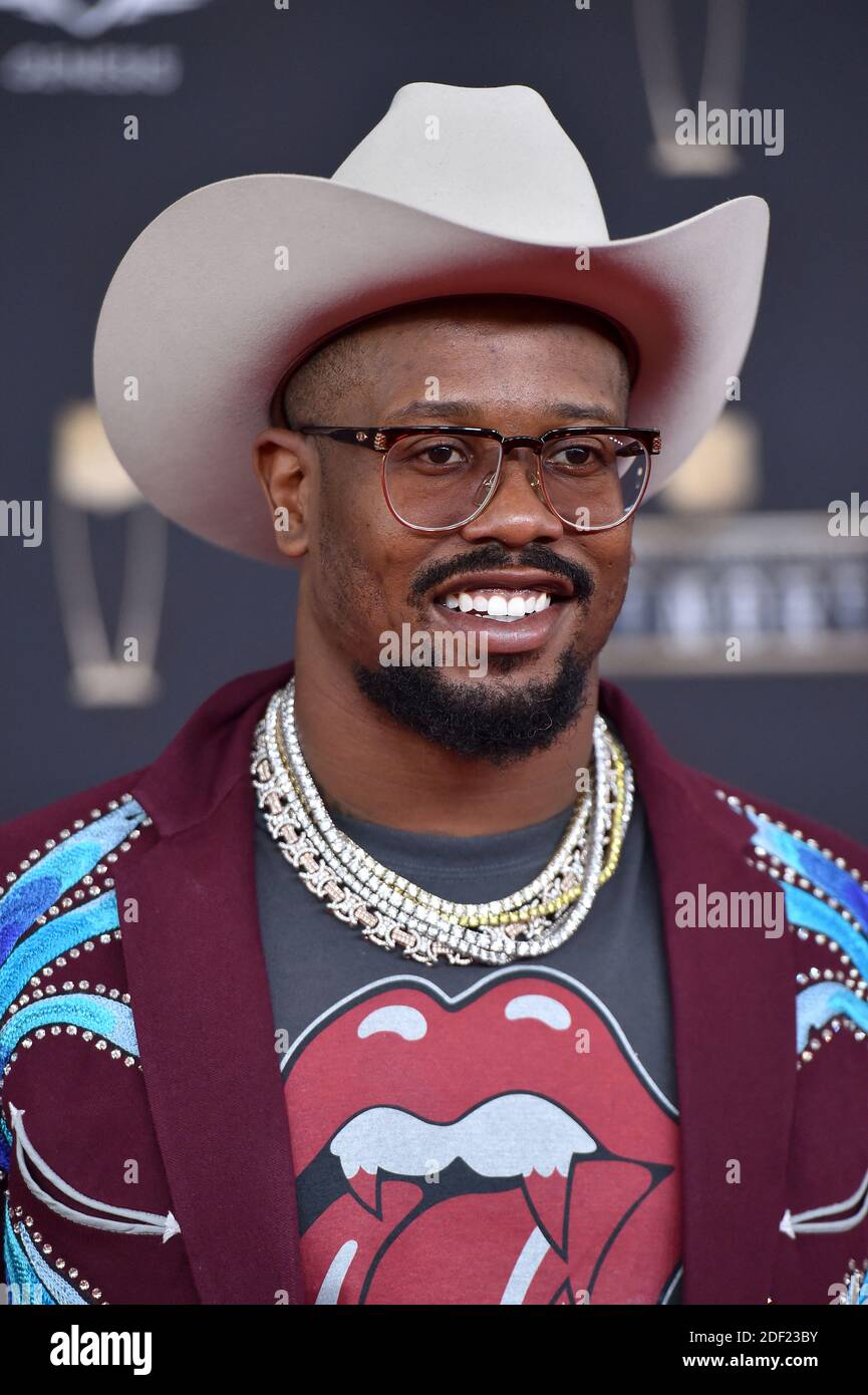 Von Miller attends the 9th Annual NFL Honors at Adrienne Arsht Center ...