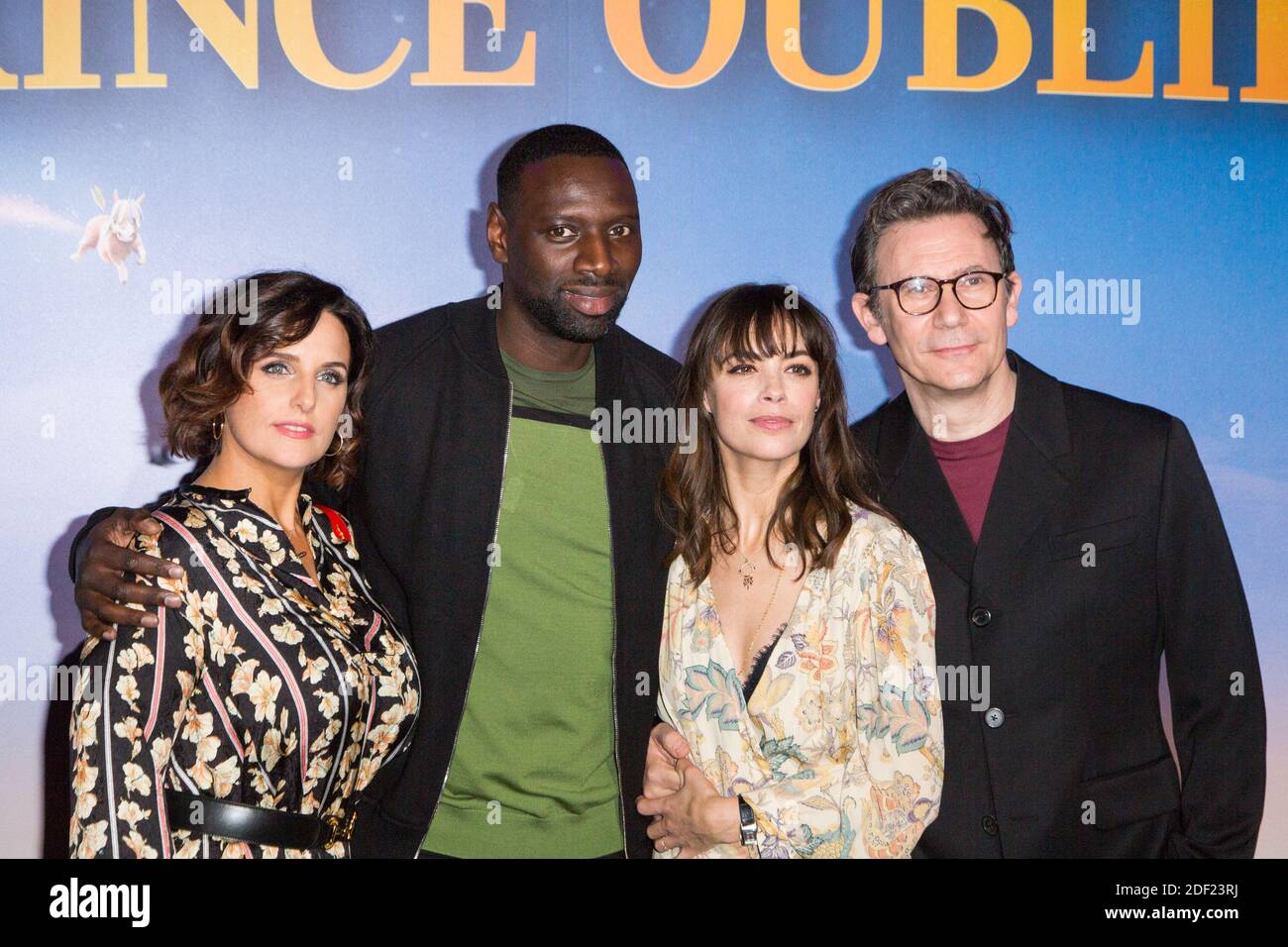 Omar Sy and his wife Helene Sy, Berenice Bejo and her husband Michel ...