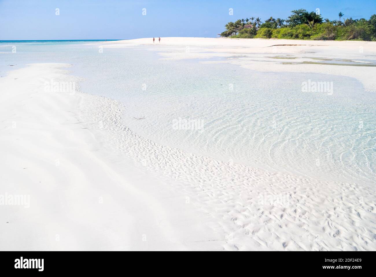 The serene white sand beach of Sta Fe in Bantayan Island, Cebu ...