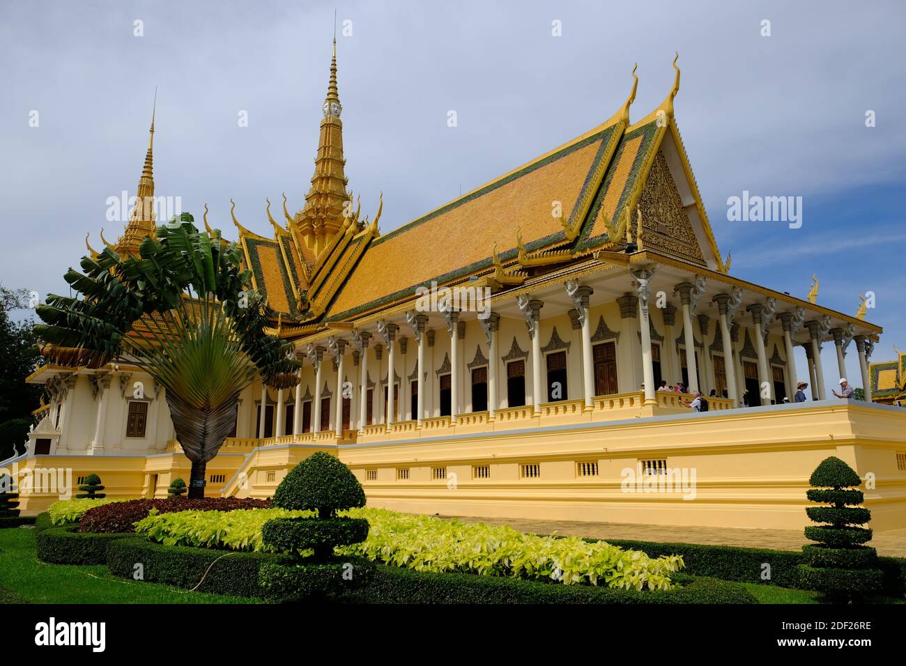 Cambodia Phnom Penh - Royal Palace complex main building Stock Photo ...