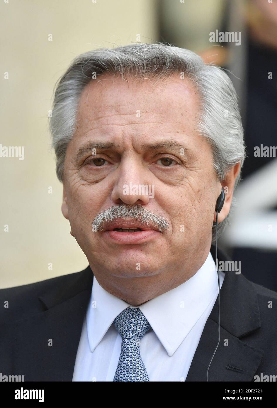 France's President Emmanuel Macron welcomes Argentina's President ...