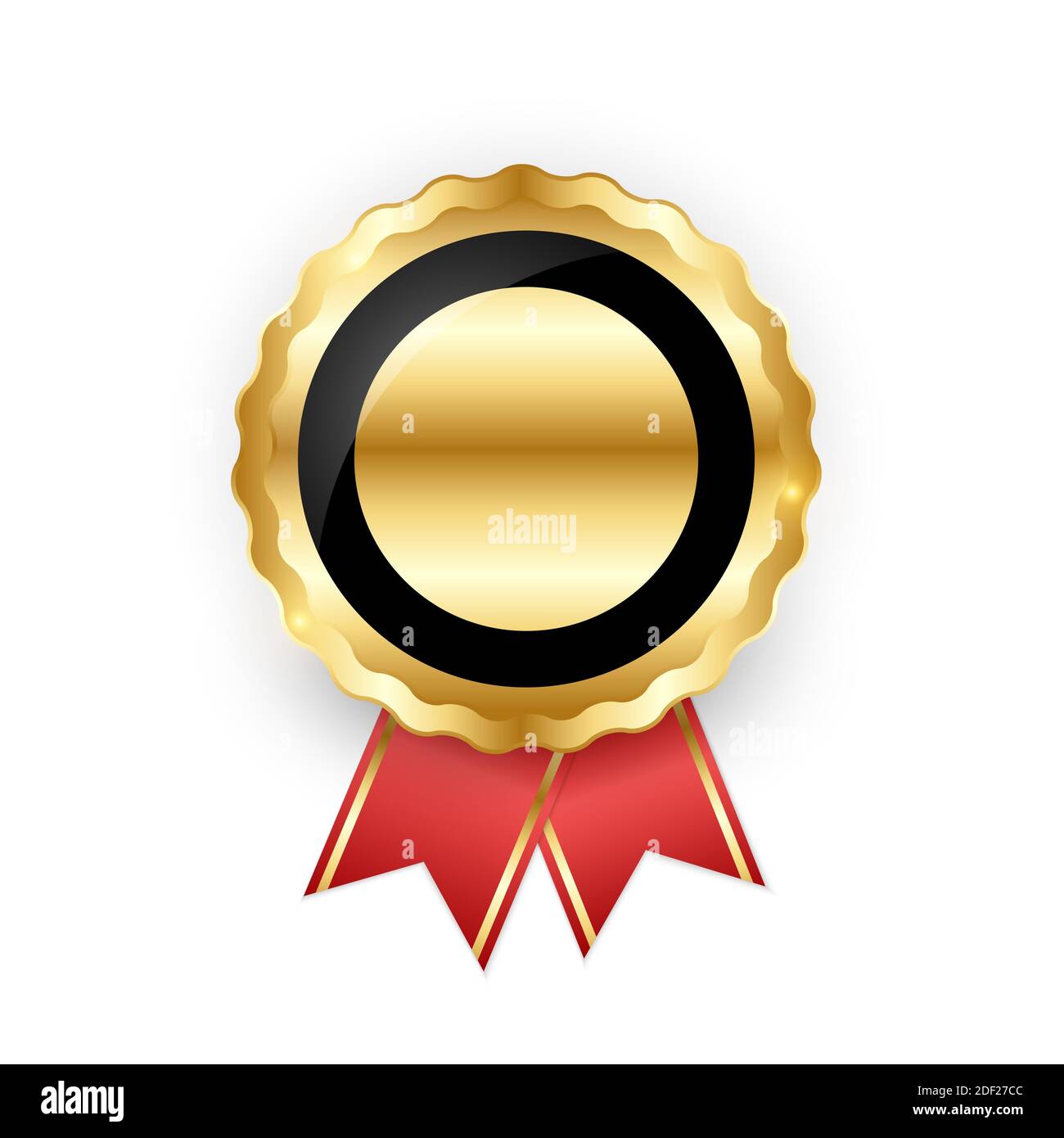 Abstract Gold Label Template. Illustration Stock Photo - Alamy