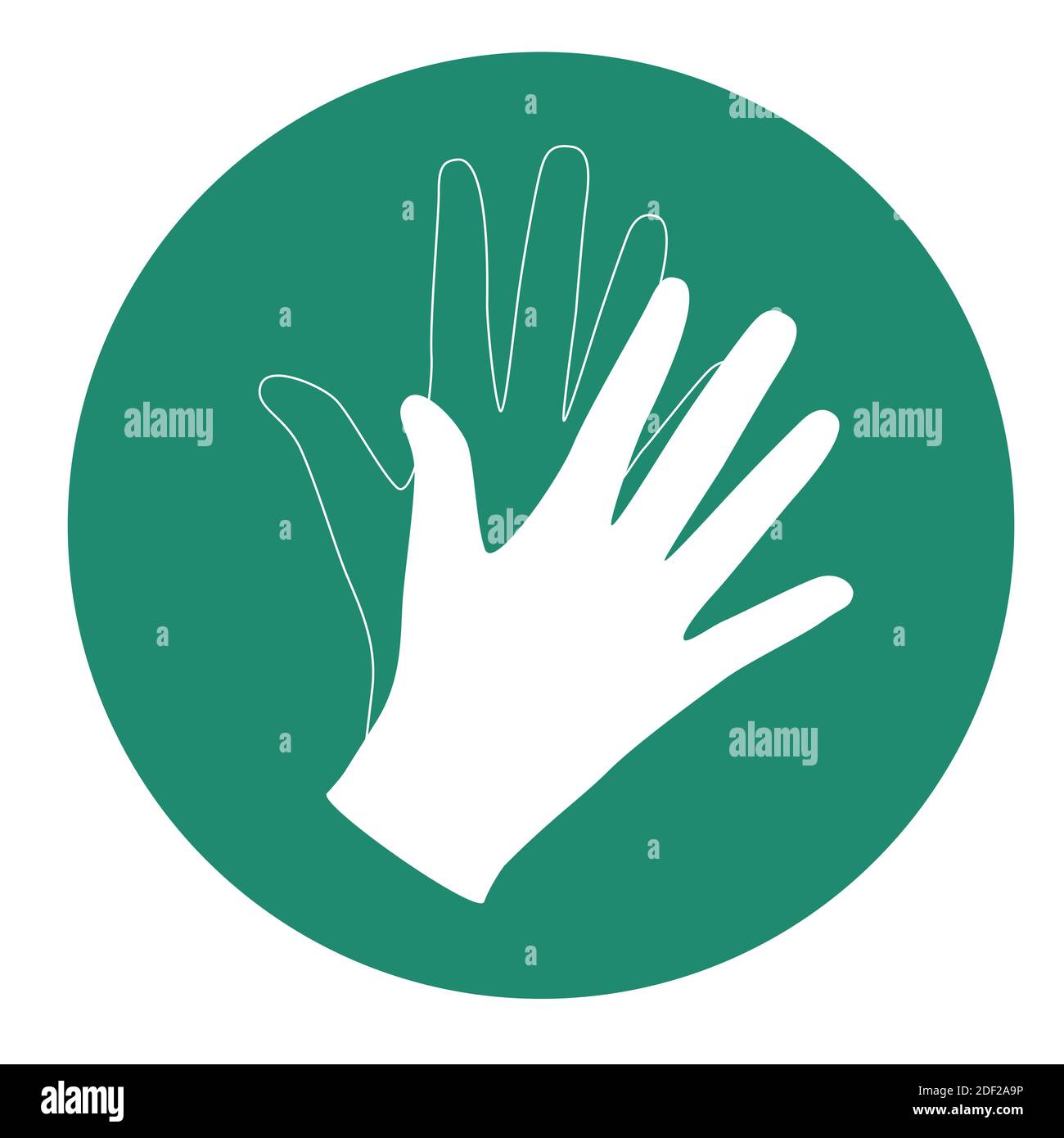 Medical Gloves Icon High Resolution Stock Photography and Images - Alamy