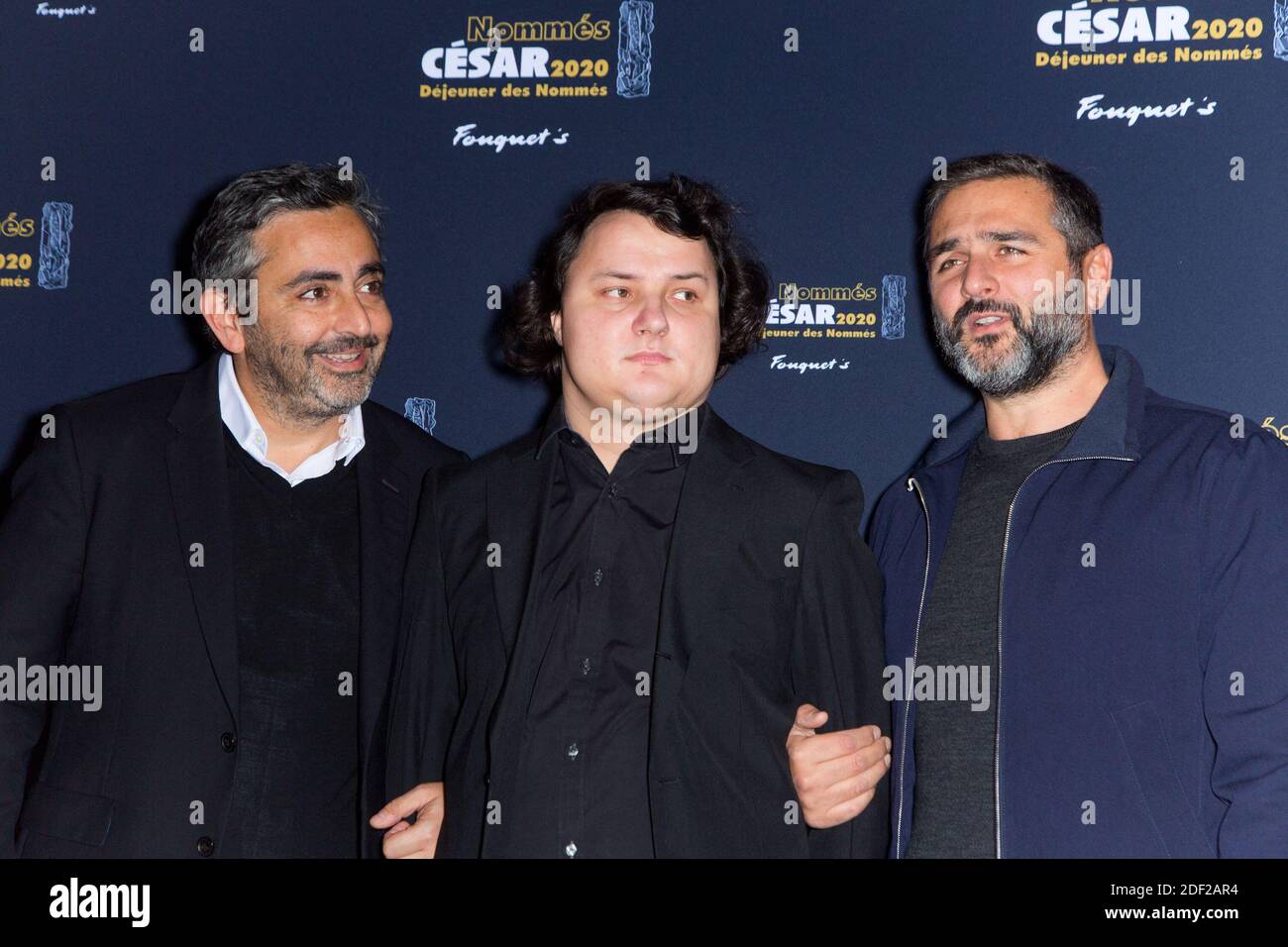 Eric Toledano, Benjamin Lesieur and Olivier Nakache attends the Cesar ...