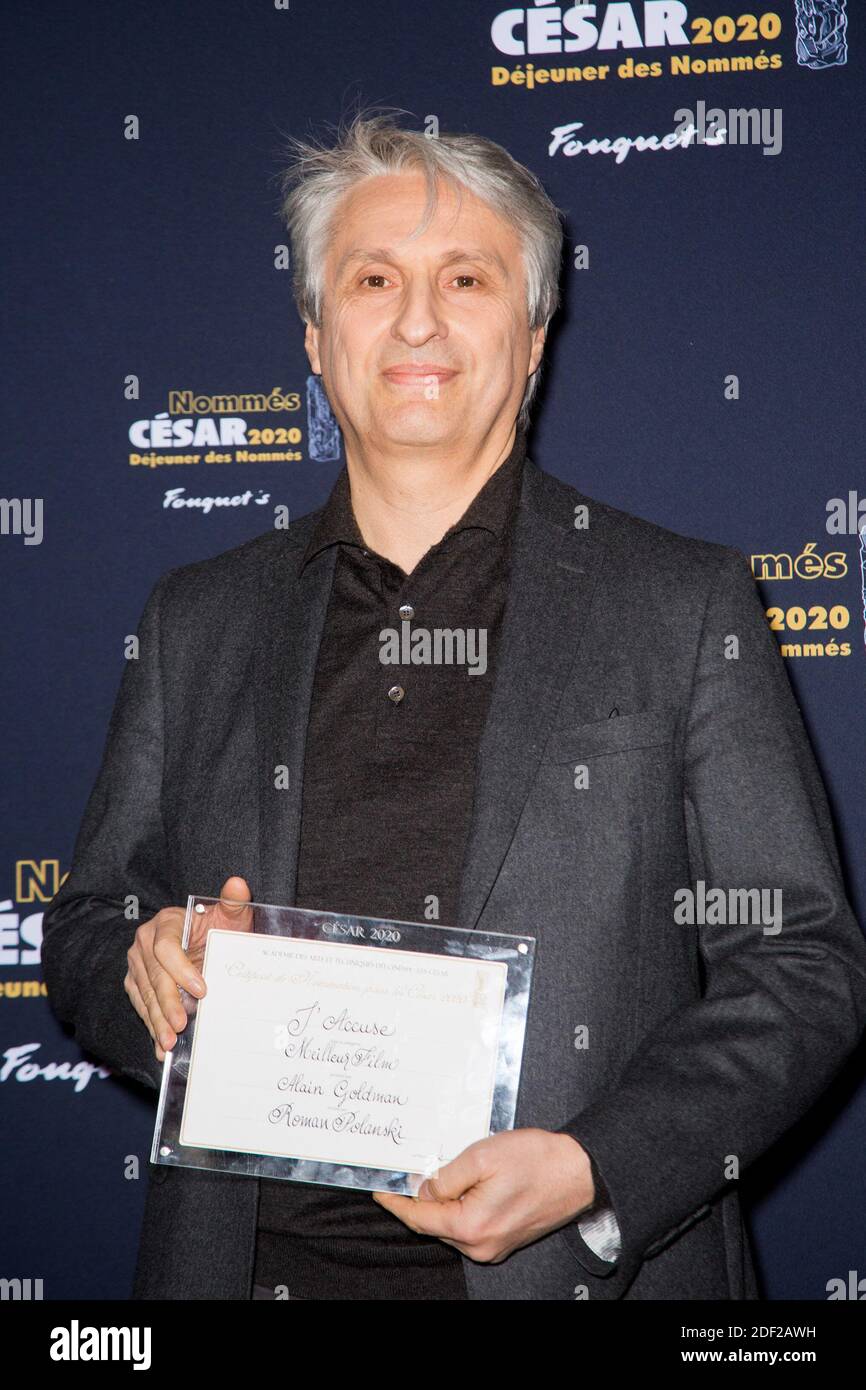 Alain Goldman attends the Cesar 2020 - Nominee Luncheon At Le Fouquet's ...