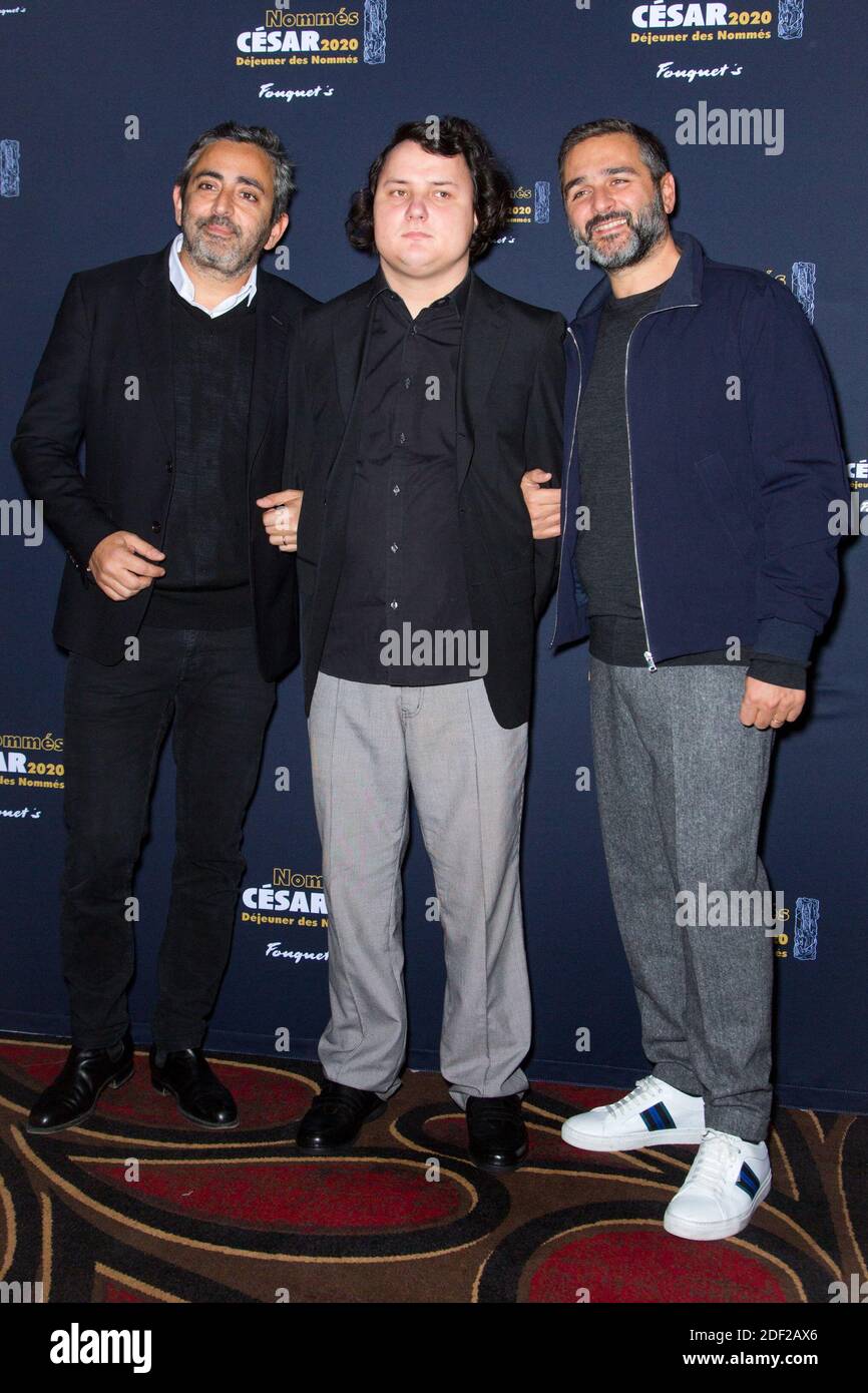 Eric Toledano, Benjamin Lesieur and Olivier Nakache attends the Cesar ...