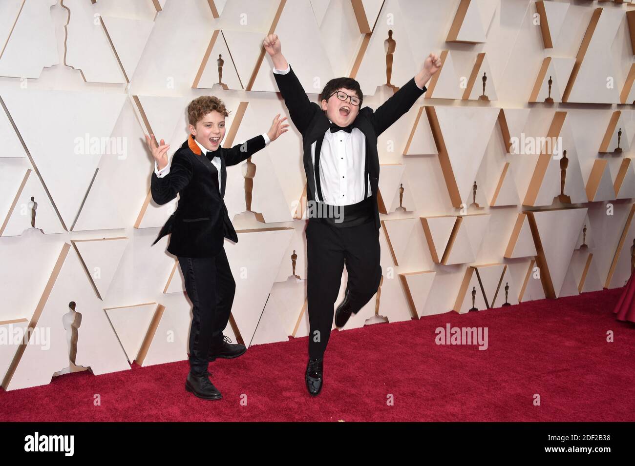 Roman Griffin Davis and Archie Yates attending the 92nd Annual Academy ...