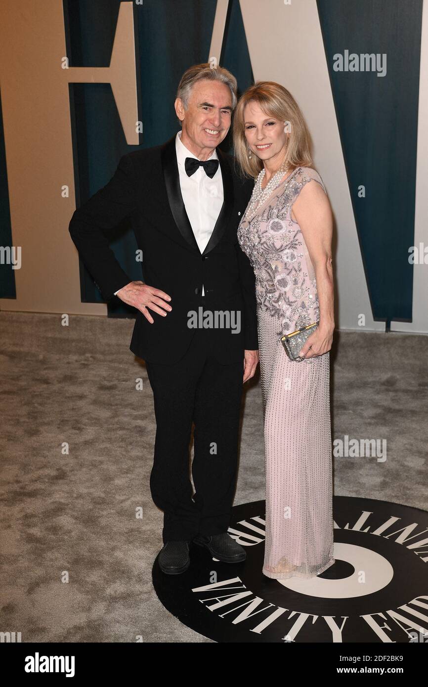 David Steinberg and Robyn Todd attending the Vanity Fair Oscar party at ...