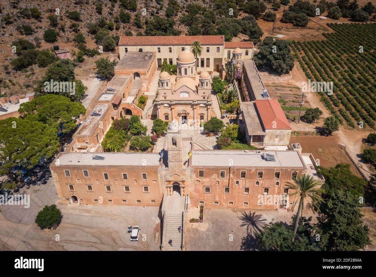 Agia Triada Tzagaroli Monastery at Akrotiri peninsula in the Chania ...