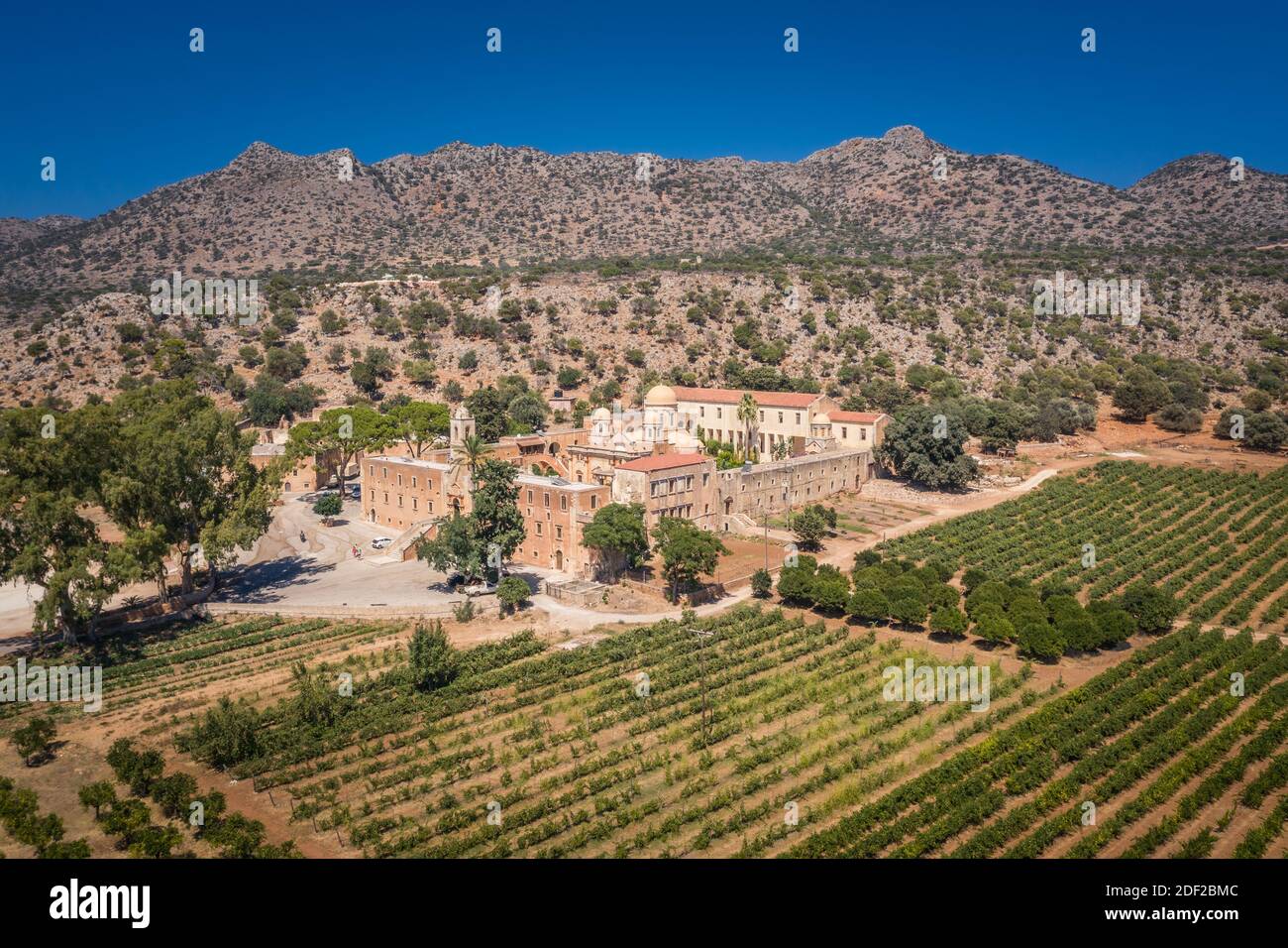 Agia Triada Tzagaroli Monastery at Akrotiri peninsula in the Chania ...