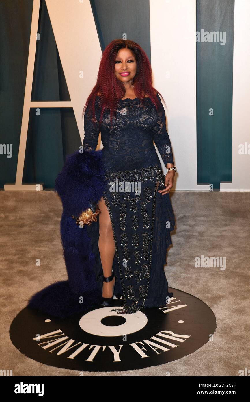 Chaka Khan attending the Vanity Fair Oscar party at Wallis Annenberg ...