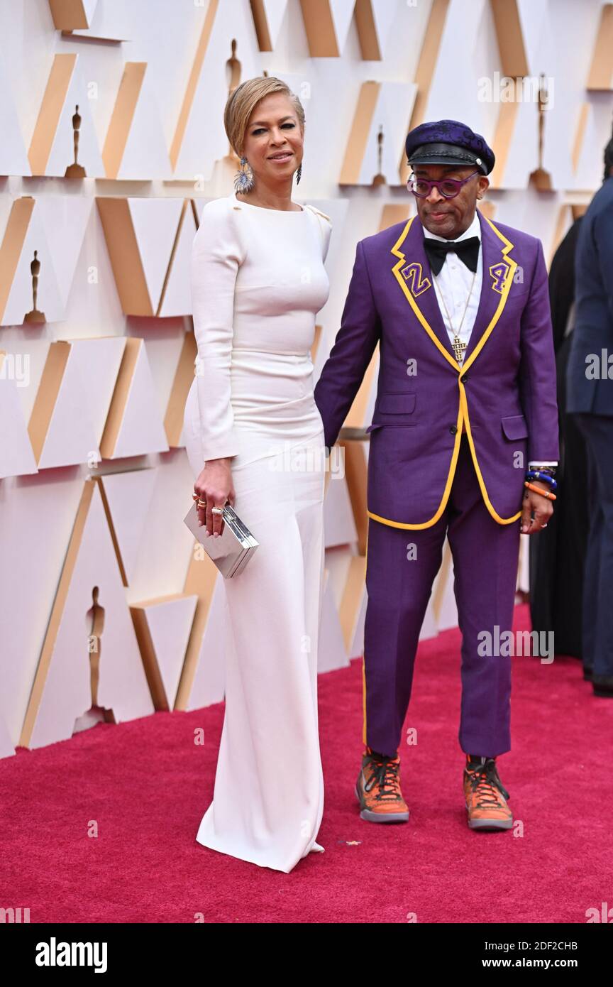 Tonya Lewis Lee and Spike Lee attending the 92nd Annual Academy Awards ...