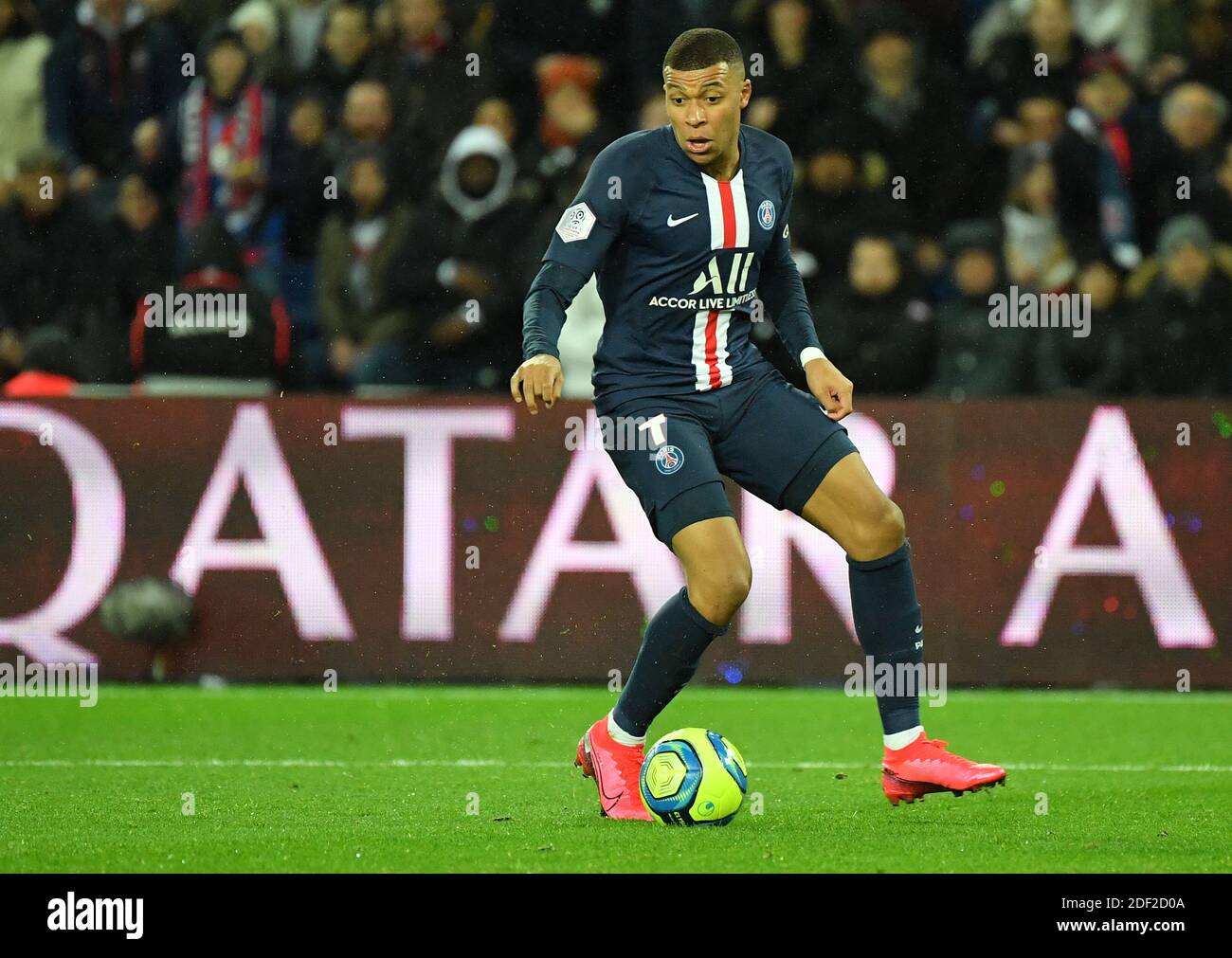 Paris Saint-Germain's Kylian Mbappé during the French L1 football match ...