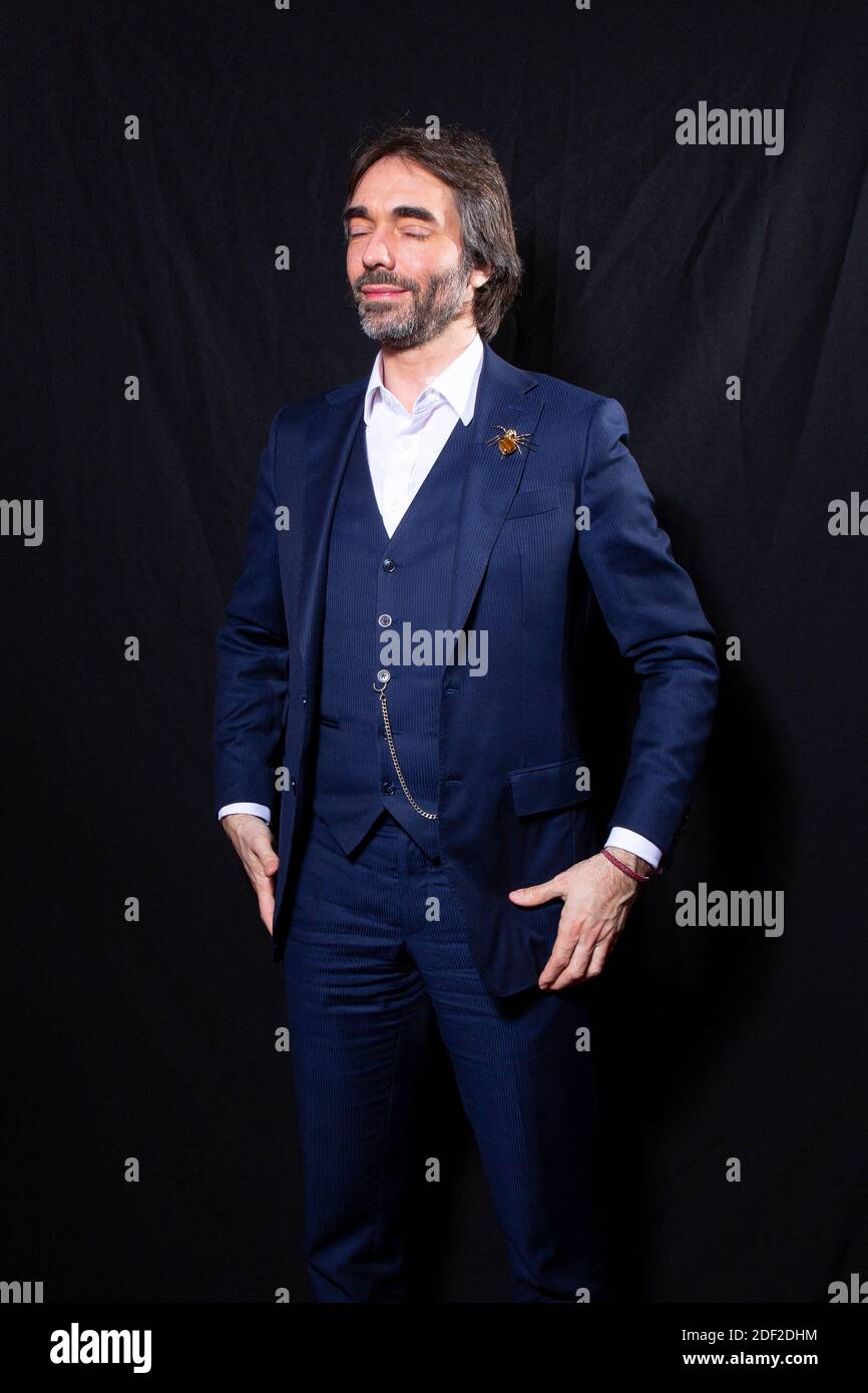 Exclusive - Cedric Villani poses for pictures as appearing on Dimanche ...
