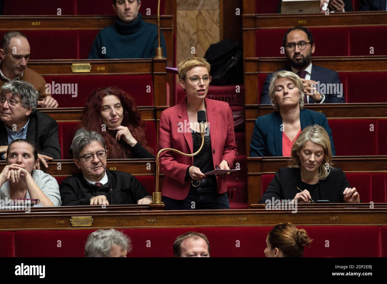 French leftist La France Insoumise (LFI) party Member of Parliament ...