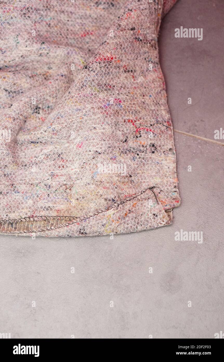 A closeup of a rag from recycled fibers and threads Stock Photo - Alamy