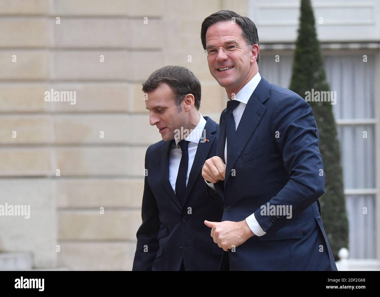 France's President Emmanuel Macron welcomes Netherlands's Prime ...