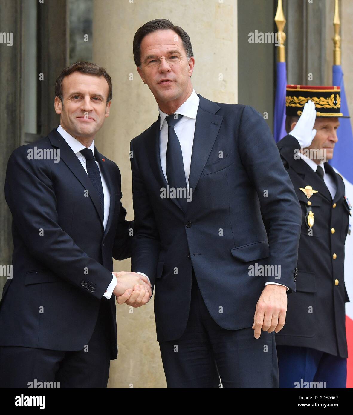 France's President Emmanuel Macron welcomes Netherlands's Prime ...