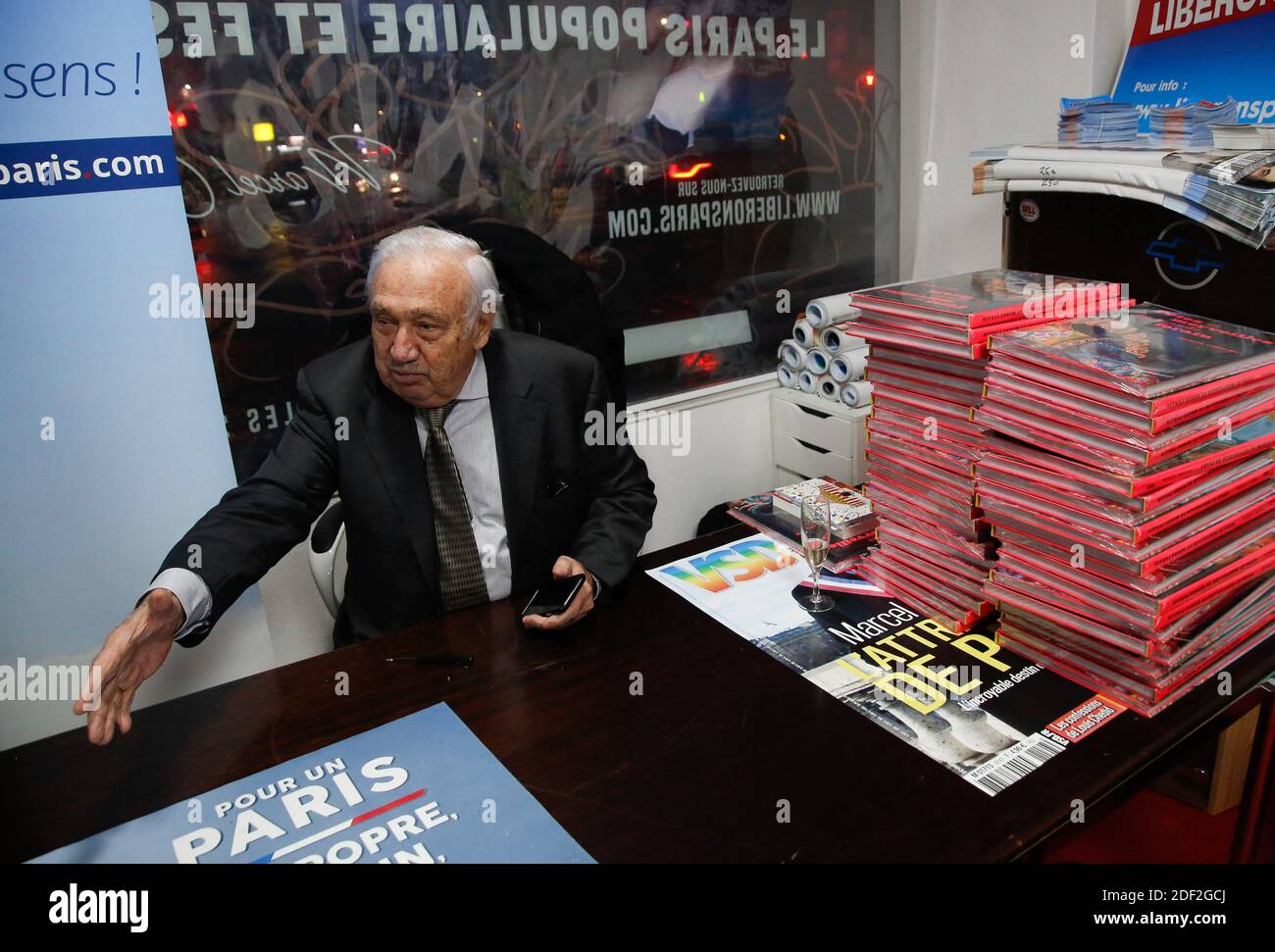 Candidate in Paris mayoral election Marcel Campion dedicates his book ...