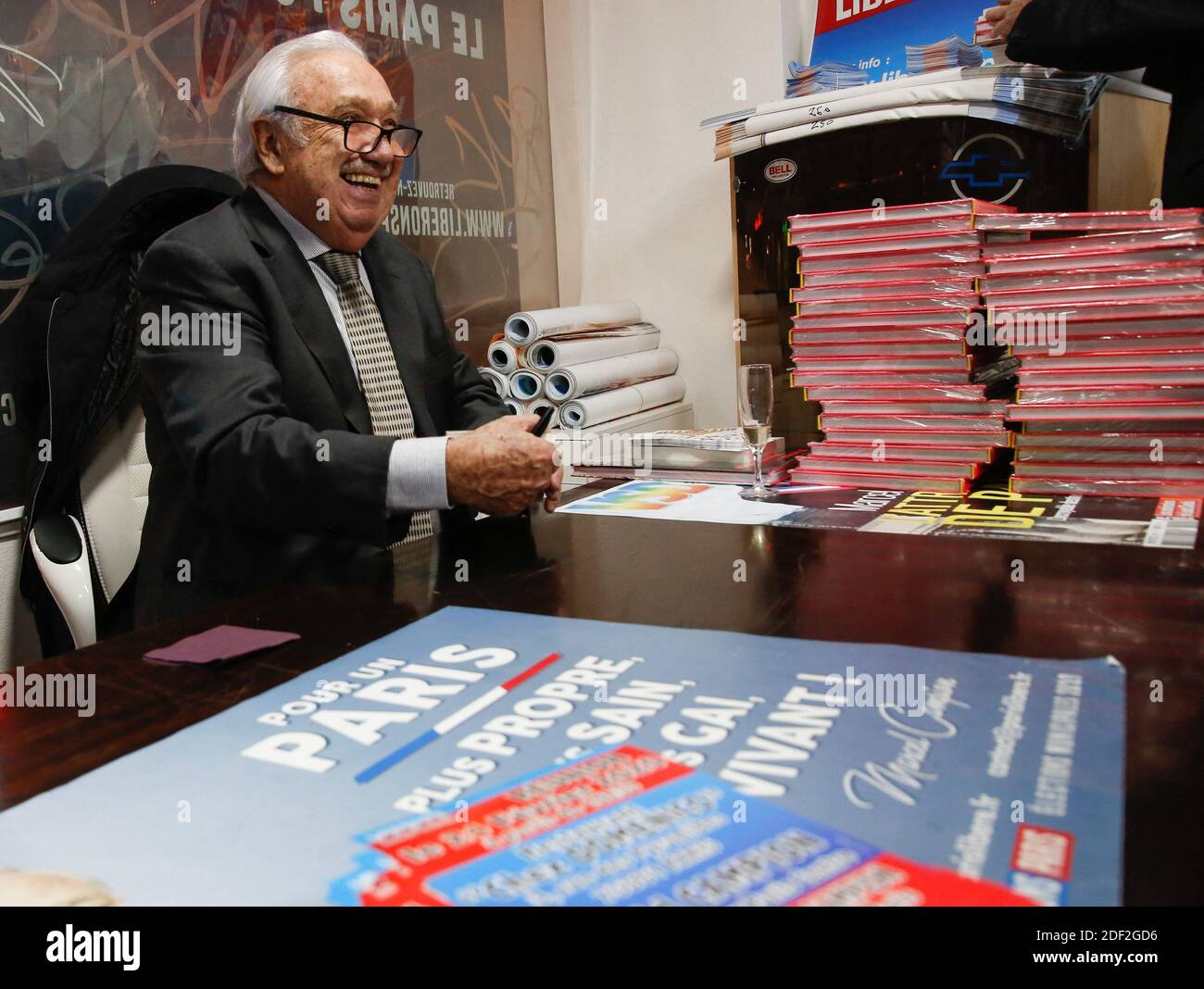 Candidate in Paris mayoral election Marcel Campion dedicates his book ...