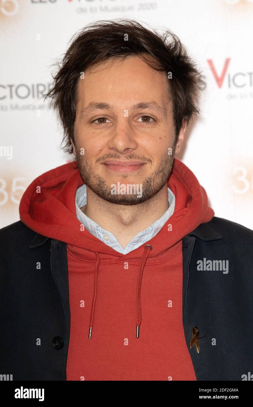 Vianney attends the 35th Victoires de la Musique photocall at la Seine ...
