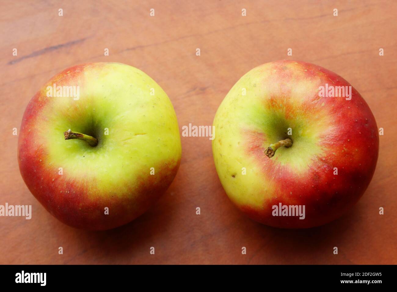 A closeup shot of two apples next to each other Stock Photo - Alamy