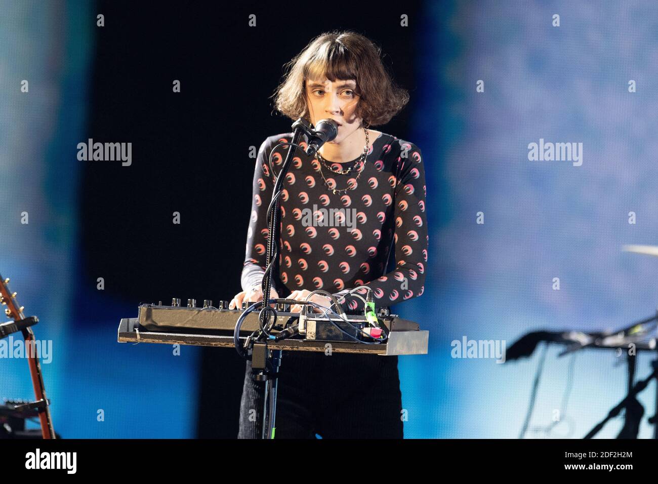 Claire Pommet, a.k.a. Pomme performs on stage during the 35th Victoires ...