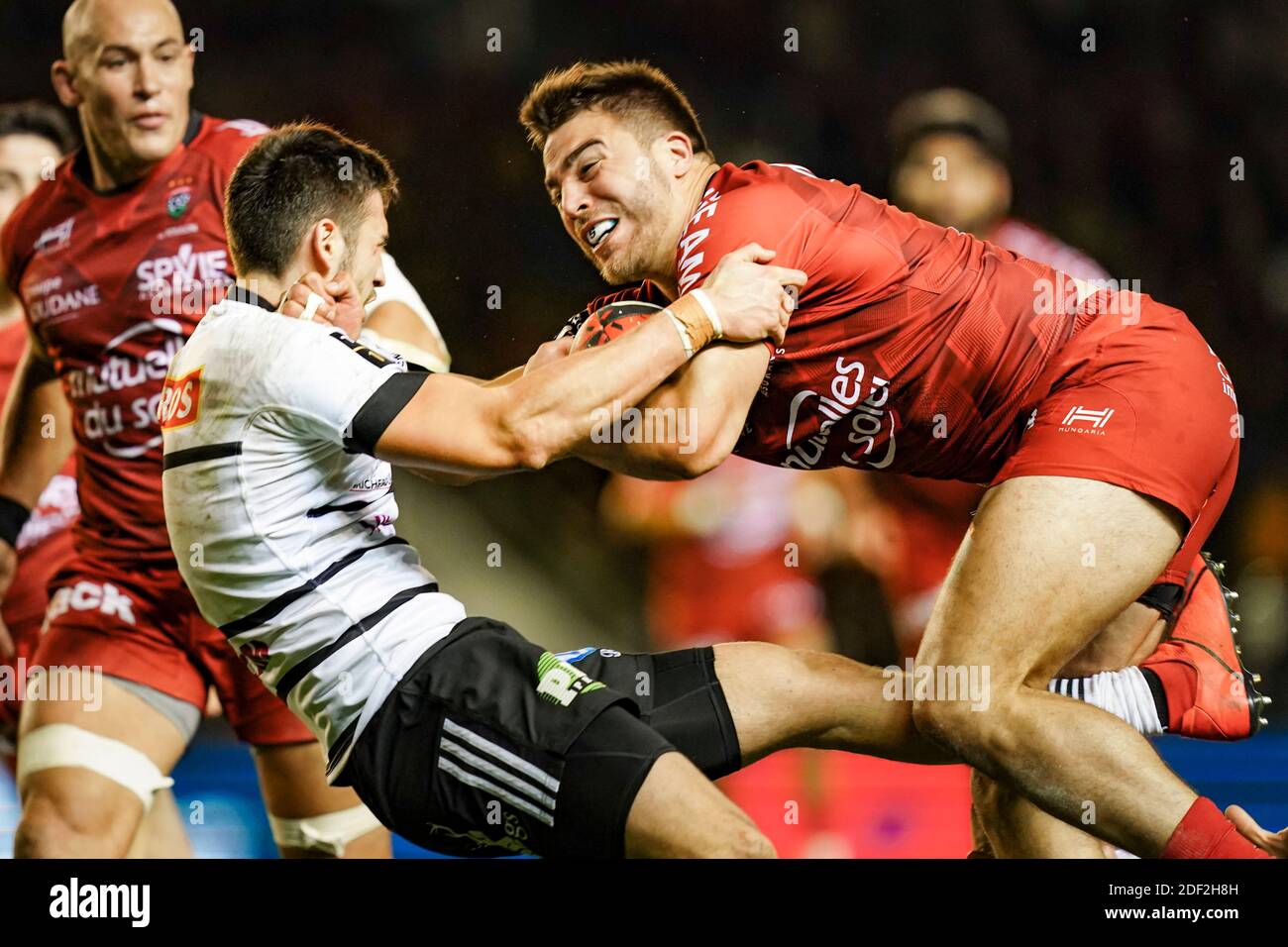 Facundo Isa (RCT) during the rugby TOP 14 match between Rugby Club ...