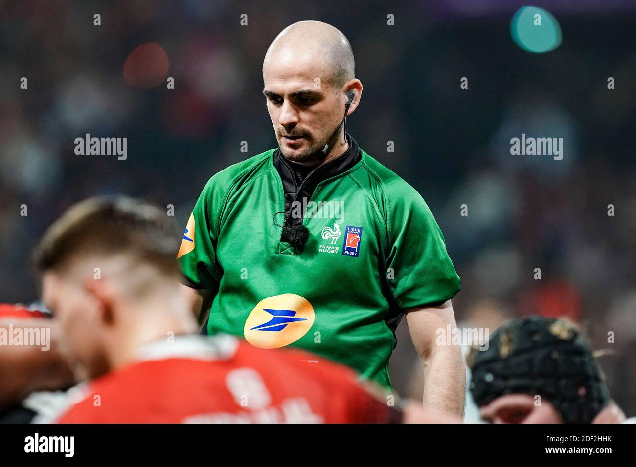 Alexandre Ruiz (referee) during the rugby TOP 14 match between Racing ...