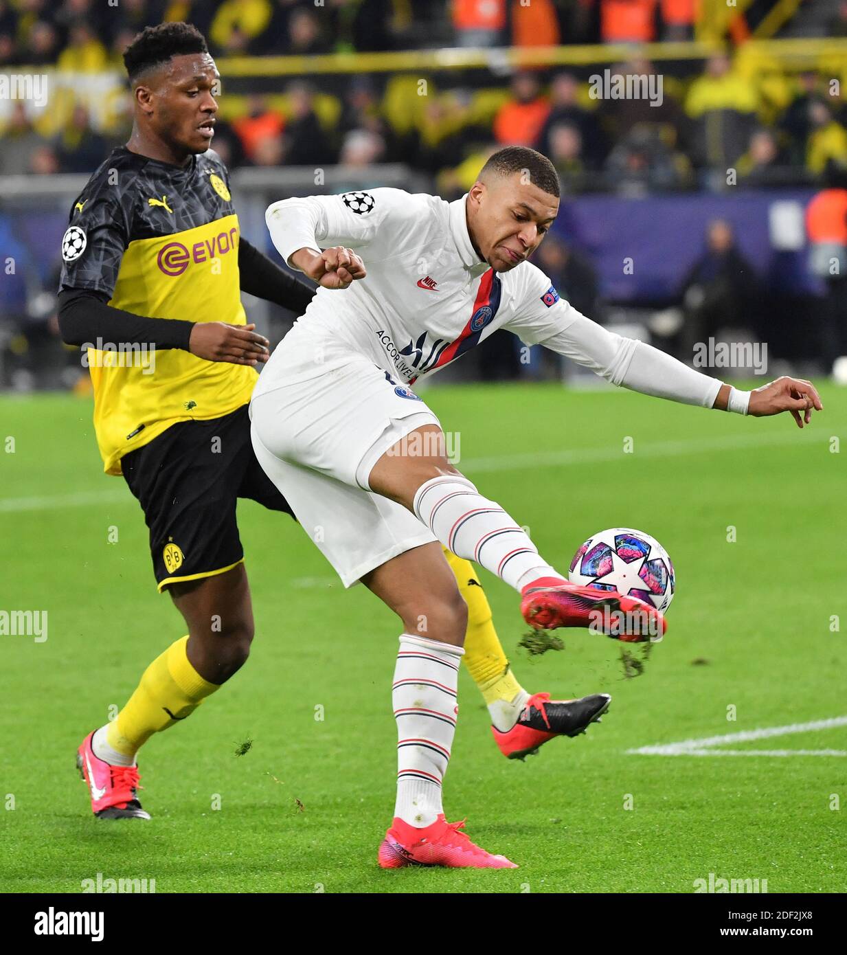 Paris Saint-Germain's Kylian Mbappé during the UEFA Champions League ...