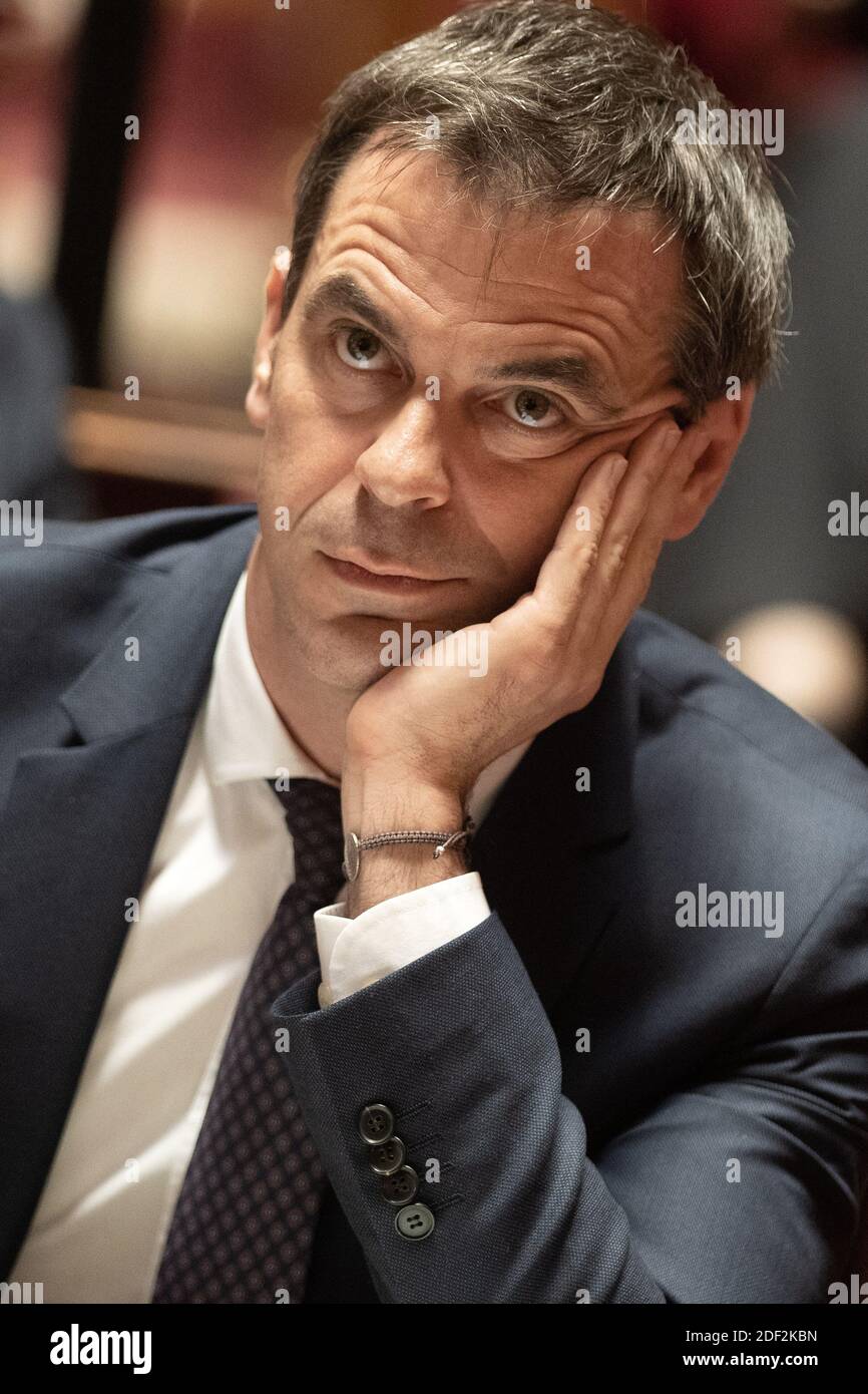 French Health Minister Olivier Veran attends a session of Questions to ...