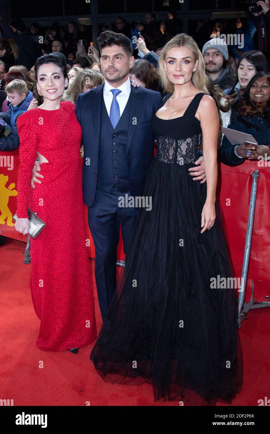 Minami, Andrew Levitas and Katherine Jenkins attending the Minamata ...