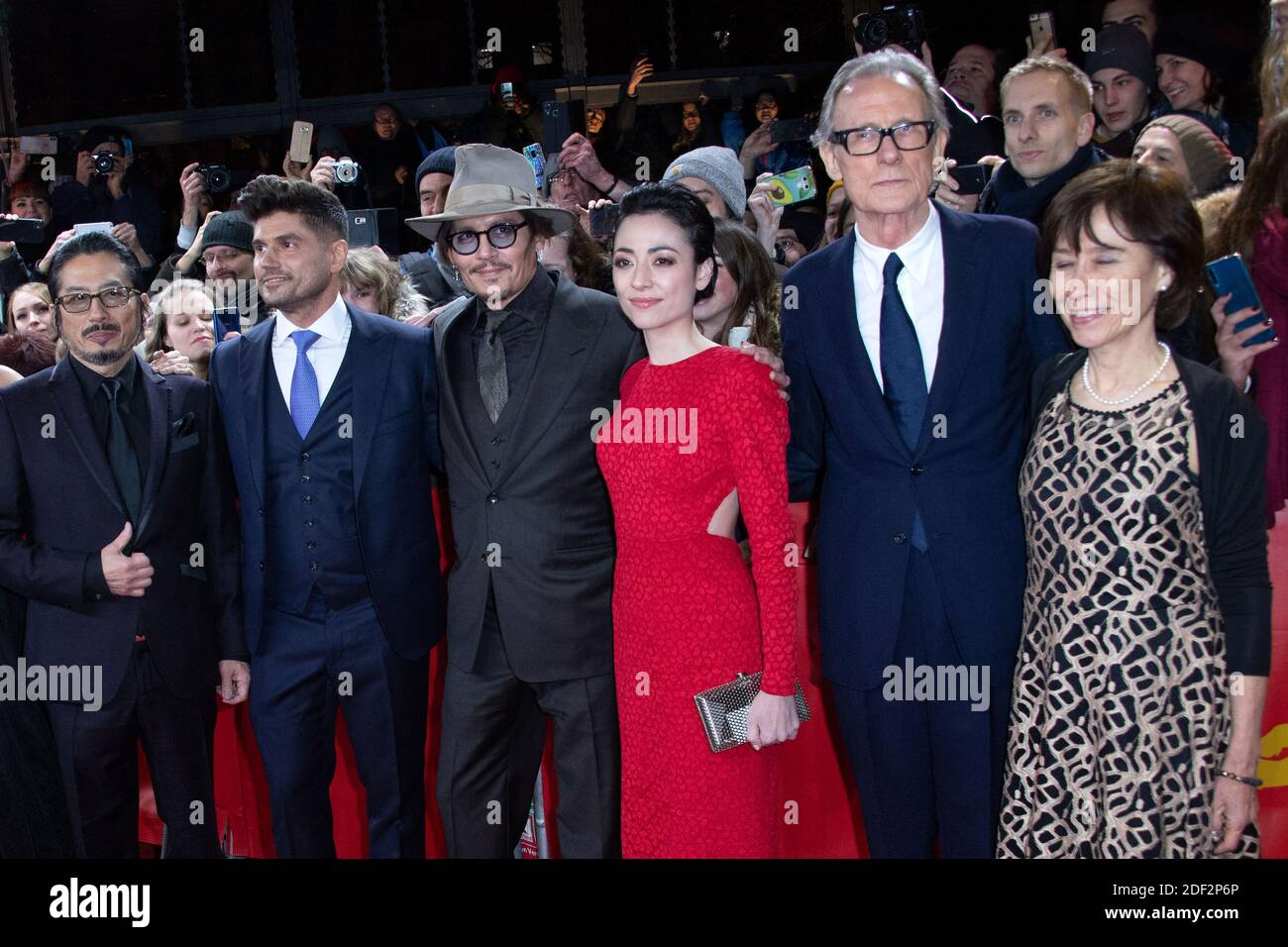 Hiroyuki Sanada, Johnny Depp, Minami, director Andrew Levitas, Johnny ...